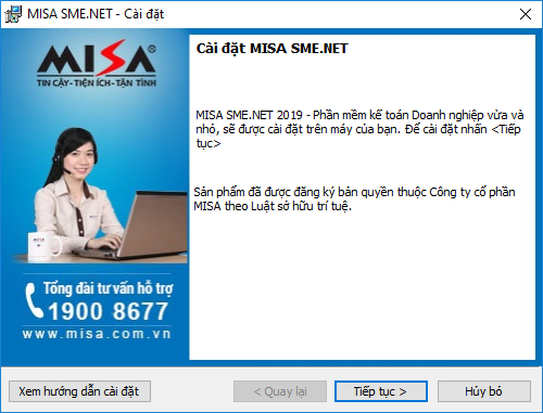 Cài đặt – SME2020