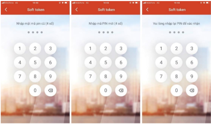Thay đổi mã PIN Soft Token – SME2020