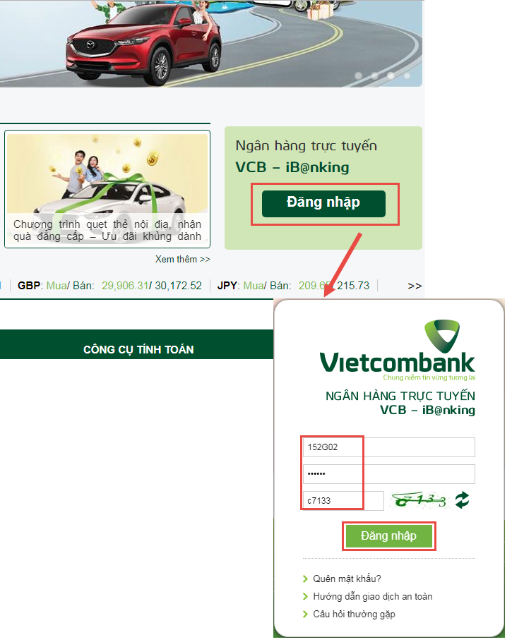 Thiết lập hạn mức chuyển khoản trên Internet Banking Vietcombank – SME2020
