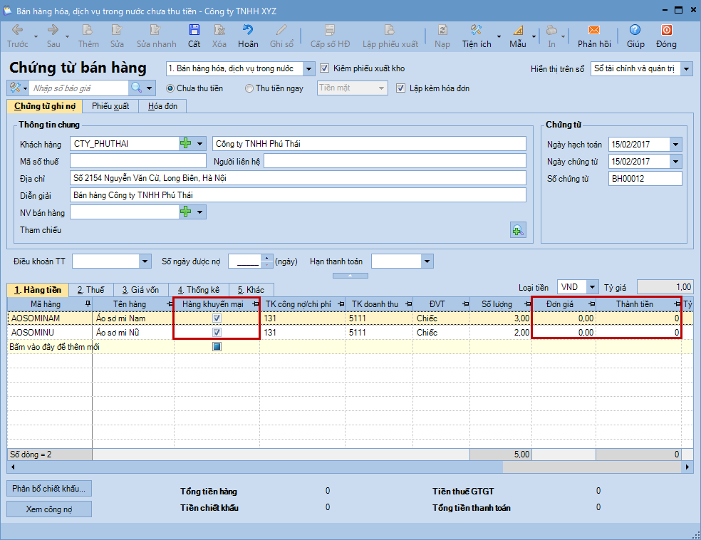 Bán hàng khuyến mại (không kèm điều kiện) – SME2021