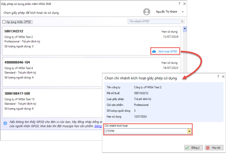 Làm thế nào để đăng ký giấy phép sử dụng phần mềm? – SME2023