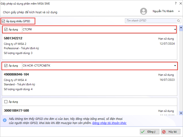 Làm thế nào để đăng ký giấy phép sử dụng phần mềm? – SME2023