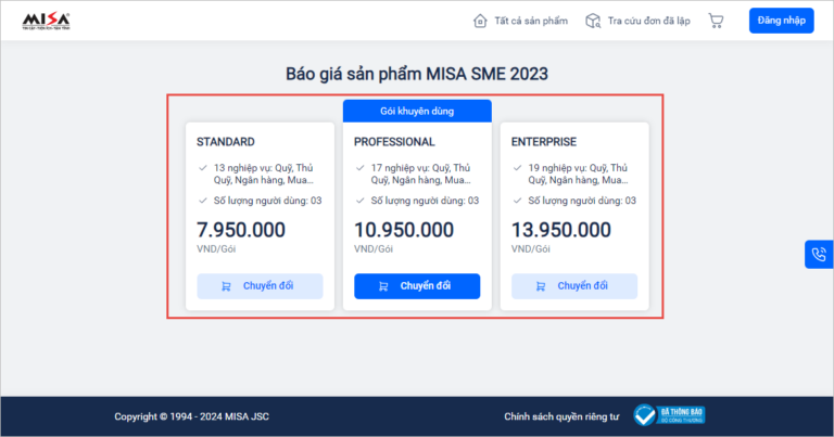 Hướng dẫn chuyển đổi giữa bản trả phí 1 lần và bản trả phí định kỳ ...